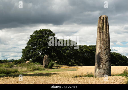 The Devil's Arrows standing stones at Boroughbridge, North Yorkshire ...
