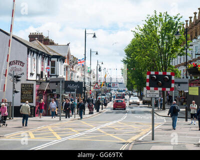 UK, England, Devon, Paignton, Level Crossing Stock Photo - Alamy