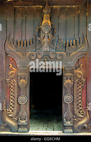 Bagaya Kyaung Monastery, Inwa Stock Photo - Alamy