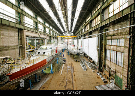 CMN, Constructions Mecaniques de Normandie, a privately owned shipyard ...