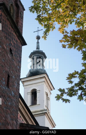 View of Sandomierz Cathedral and bell tower, Sandomierz, Poland Stock ...