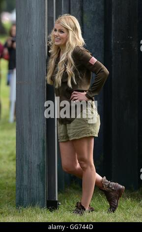 BBC Countryfile presenter Ellie Harrison opening the new Treetop ...