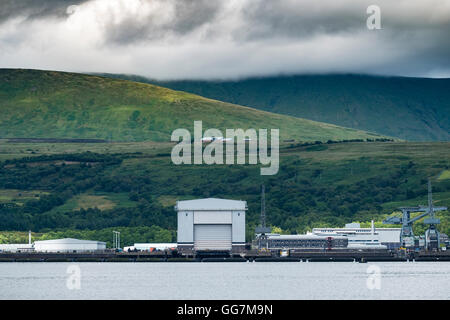 The Trident Submarine naval base at faslane scotland Stock Photo - Alamy