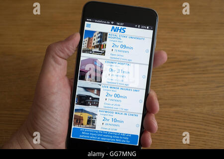 National health service app NHS test and trace app, showing you need to ...