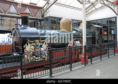 'The Queen' Steam Locomotive, Royal Windsor Station, Windsor, Berkshire ...