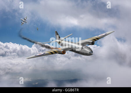 RAF English Electric Canberra PR 7, WH799 of 58 Squadron, shot down by ...