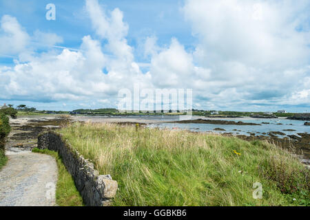 Silver Bay at Rhoscolyn at low tide, Anglesey, Rhosneigr, North Wales ...