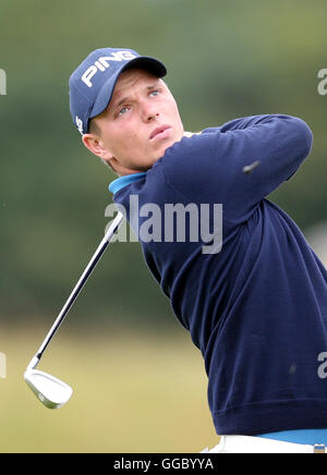 England's Callum Shinkwin on the 4th green during day four of the ISPS ...
