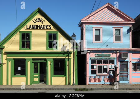 geography / travel, USA, Maine, Lubec, Seafood restaurant in Lubec ...