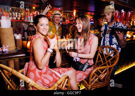Mahiki bar , 1 Dover St London W1, home to tropical cocktails, bikini ...