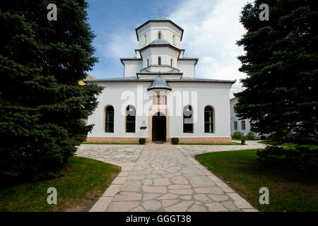 Church architecture in Tismana village in Romania Stock Photo - Alamy