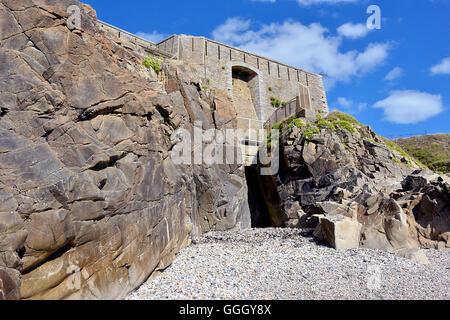 France, Morbihan, Quiberon, Penthievre fort (aerial view Stock Photo ...