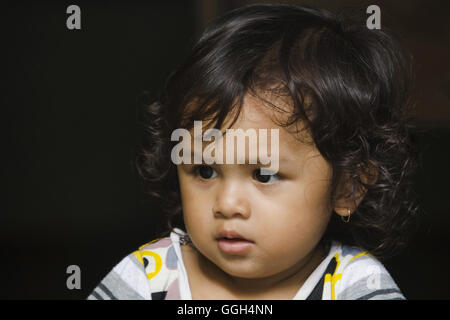 Portrait of cute Indonesian little girl Stock Photo - Alamy