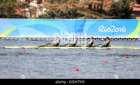 Great Britain's lightweight fours Peter Chambers, Jono Clegg, Mark ...