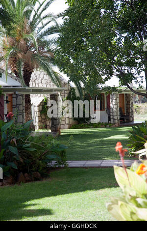 Kalahari Farmhouse Chalets near Stampriet - Namibia Stock Photo - Alamy