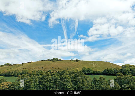 England, Dorset, Cerne Abbas. The Cerne Abbas Giant or the 'Rude Man ...