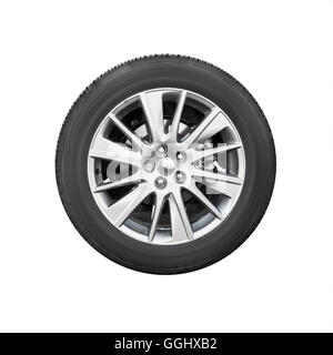 SUV car side view isolated on white Stock Photo - Alamy