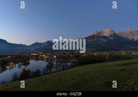 Saalfelden am Steinernen Meer: Lake Ritzen, Schloss Ritzen, mountain ...