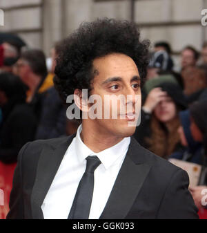 Muzz Khan attending the Me Before You European Film Premiere at Curzon ...