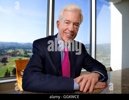 California Governor Gray Davis poses for a portrait in his office at ...