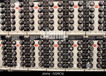 Old battleship control panel Stock Photo - Alamy
