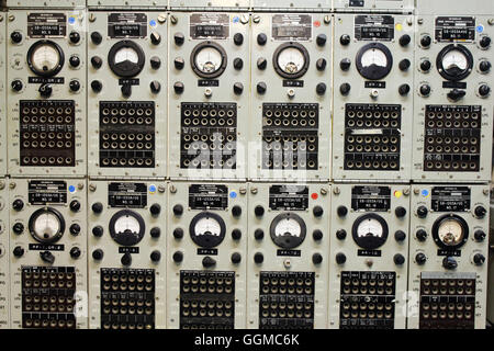 Old battleship control panel Stock Photo - Alamy