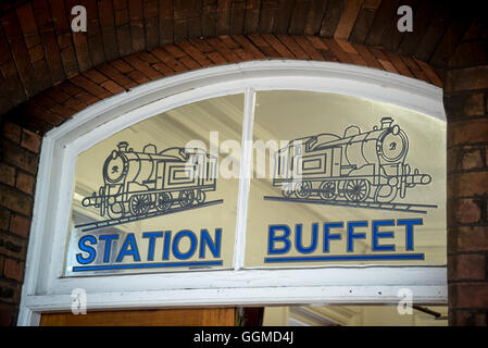 The platform at Manningtree railway station, Essex, where police are ...