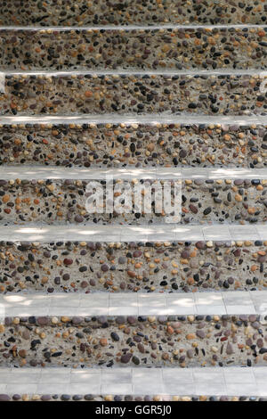 Built in exterior stone stairs on a 17th Century Barn on the Sandbeck ...