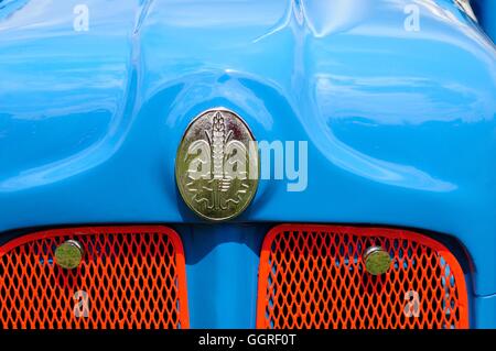 grill and badge of a restored vintage Fordson Dexter tractor Stock ...