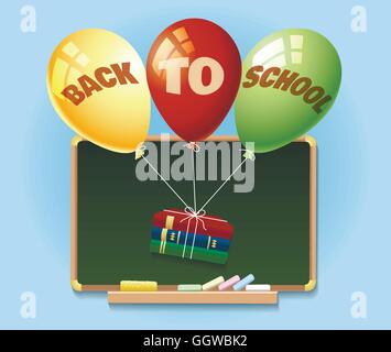 school chalkboard books Stock Vector Image & Art - Alamy