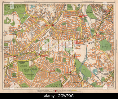 SW LONDON. Wimbledon Collier's Wood Merton Morden Raynes Park Mitcham ...
