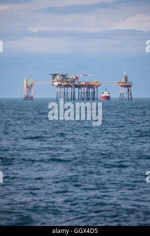 The West Sole A oil platform complex in the North Sea Stock Photo - Alamy