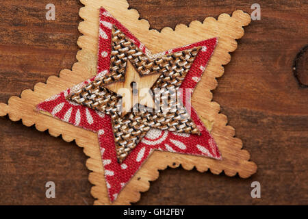 tree and asterisk Christmas decorate Stock Photo - Alamy