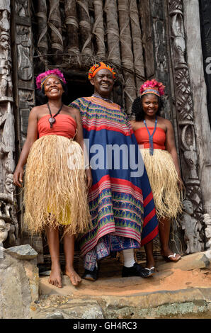 Bafut Palace, seat of King Fon Abumbi II, head of one of the ...