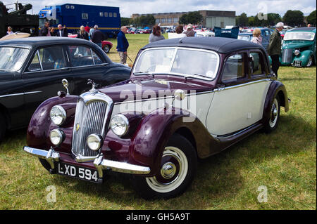 1950s Riley saloon car at a show in UK Stock Photo - Alamy
