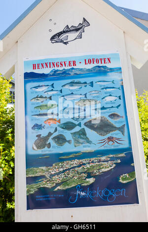 Fiskekrogen restaurant, Henningsvaer, Lofoten Islands, Norway Stock ...