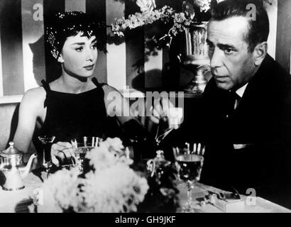 Humphrey Bogart & Audrey Hepburn Film: Sabrina; Sabrina Fair (USA 1954 ...
