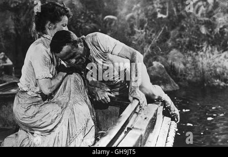 AFRICAN QUEEN The African Queen USA 1951 John Huston Charlie Allnut ...
