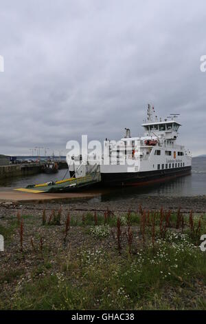 Calmac Ferry MV Loch Riddon sailing to Largs from the Island of Great ...