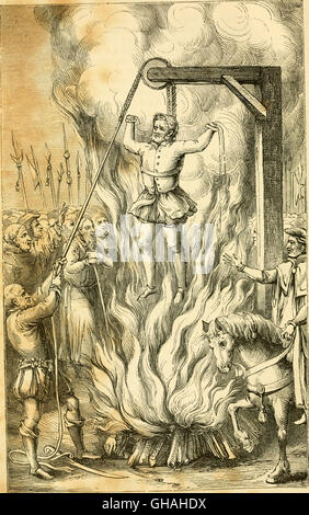 This 1837 edition of John Foxe's 'Acts and Monuments' includes a ...
