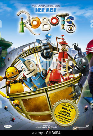 ROBOTS USA 2005 Chris Wedge, Carlos Saldanha Bigweld, Rodney und Cappy ...