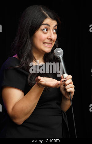 Australian comedienne Susie Youssef performs her stand-up show at ...