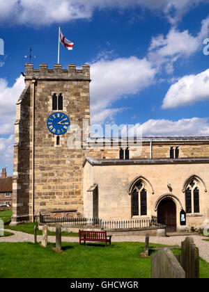 St Andrews Parish Church at Aldborough Yorkshire England Stock Photo ...