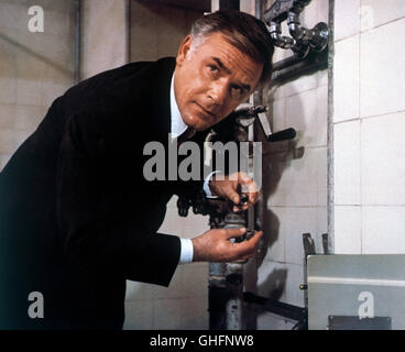 SIEBEN TAGE FRIST D 1969 Alfred Vohrer Szene mit FRITHJOF VIEROCK ...