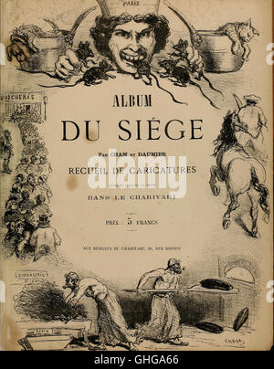The 'Album du Siège' from 1871 is a collection of caricatures published ...