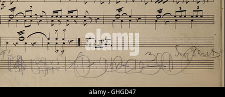 This 1894 collection includes orchestral parts for 'Tabasco,' an opera ...