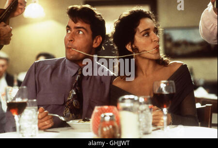 Valeria Golino & Charlie Sheen Film Hot Shots! Part Deux (1993 ...
