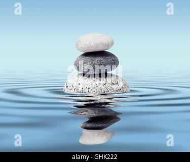 Zen Balance stone, pebbles stack pastel color. Spa wellness and yoga ...