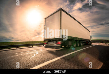 cargo camion truck Stock Photo - Alamy