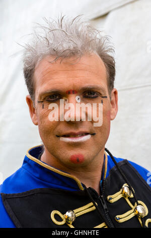 Circus clown with European / Spanish style makeup Stock Photo - Alamy